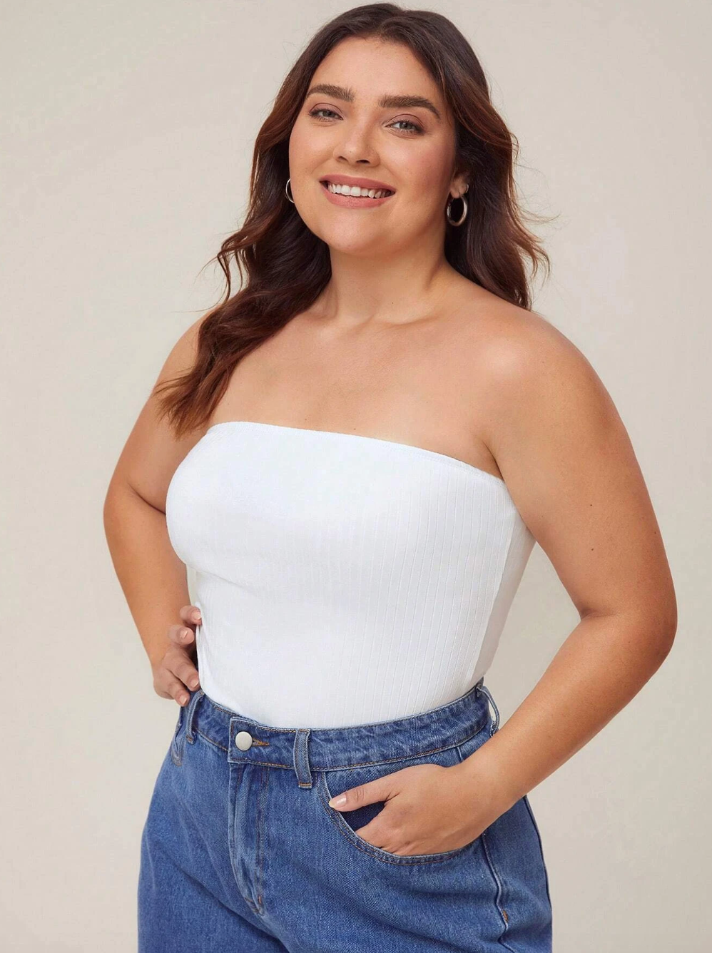 Cotton Solid Tube Top – MILK + HONEY LA