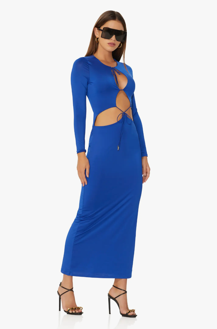 Marcella Cobalt Blue Dress – MILK + HONEY LA