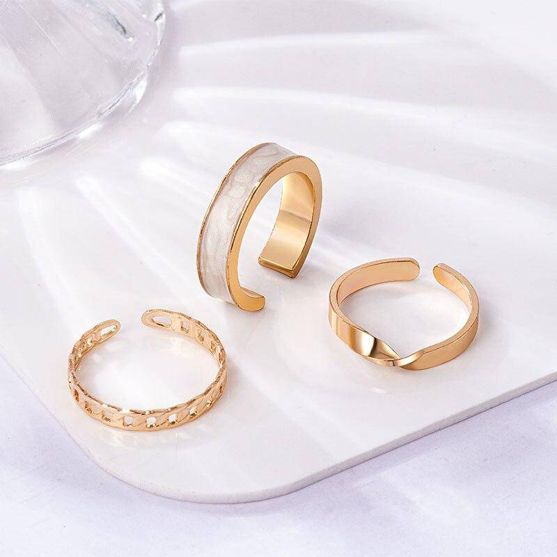 Chloe Ring Set – MILK + HONEY LA